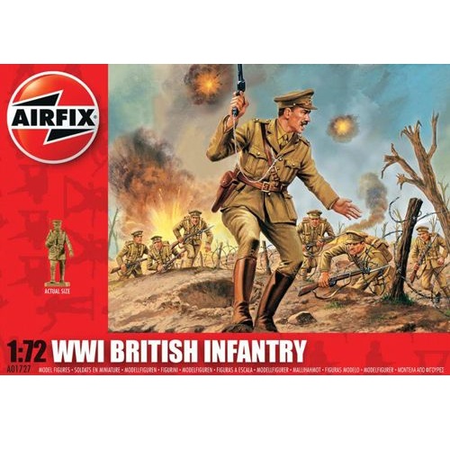 Airfix 01727 - WWI British Infantry - Scale 1.72 - RB Models